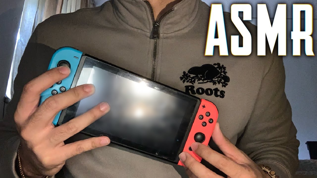 nintendo switch ASMR tapping & rambling - YouTube