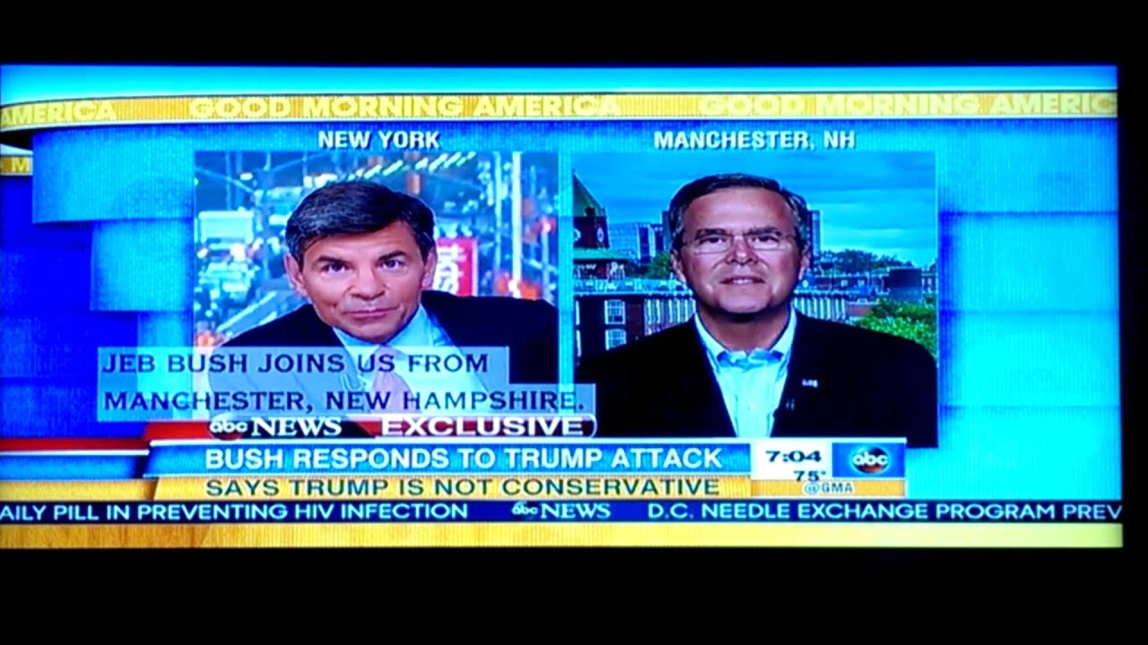 Jeb Bush speaks Spanish and Donald Trump comments - YouTube