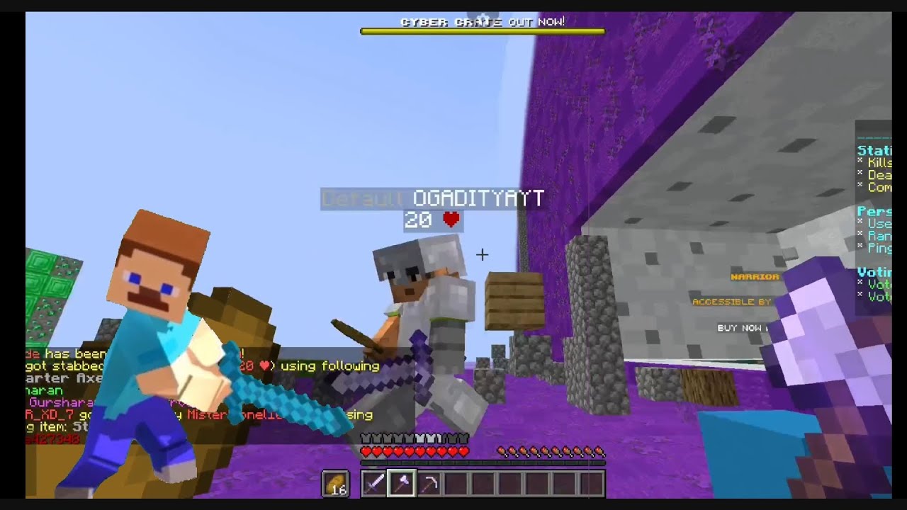 Unbelievable moment in pvp | Minecraft | Dark playz - YouTube