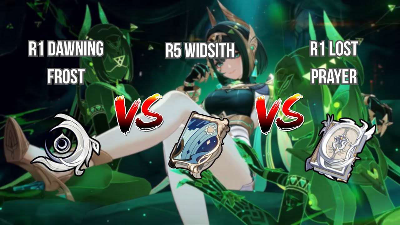 Nefer Weapon Comparison - R1 Dawning Frost Vs R5 Widsith Vs R1 Lost ...