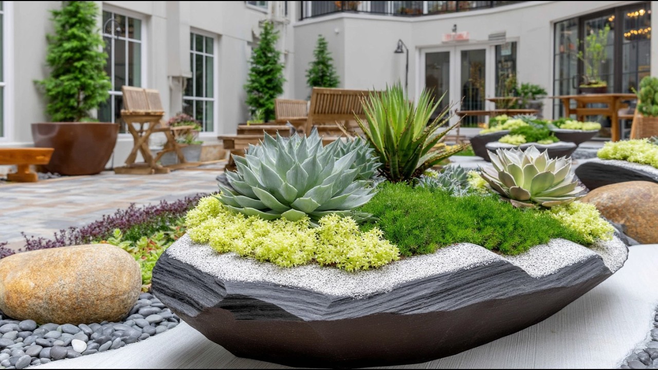 16 Creative FAKE ROCKS Concrete Planters | The Absolute Cheapest ...