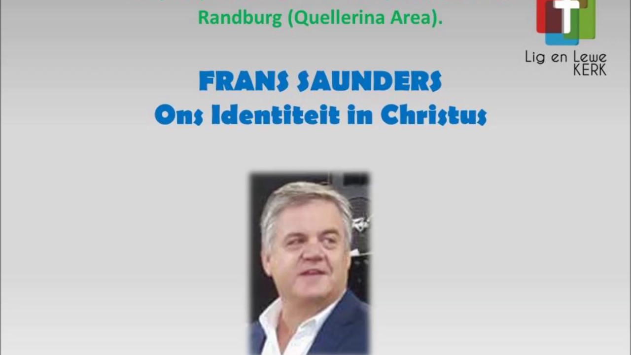 Frans Saunders 30042017 - YouTube