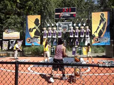 Three point challenge @ Six Flags- Matt - YouTube
