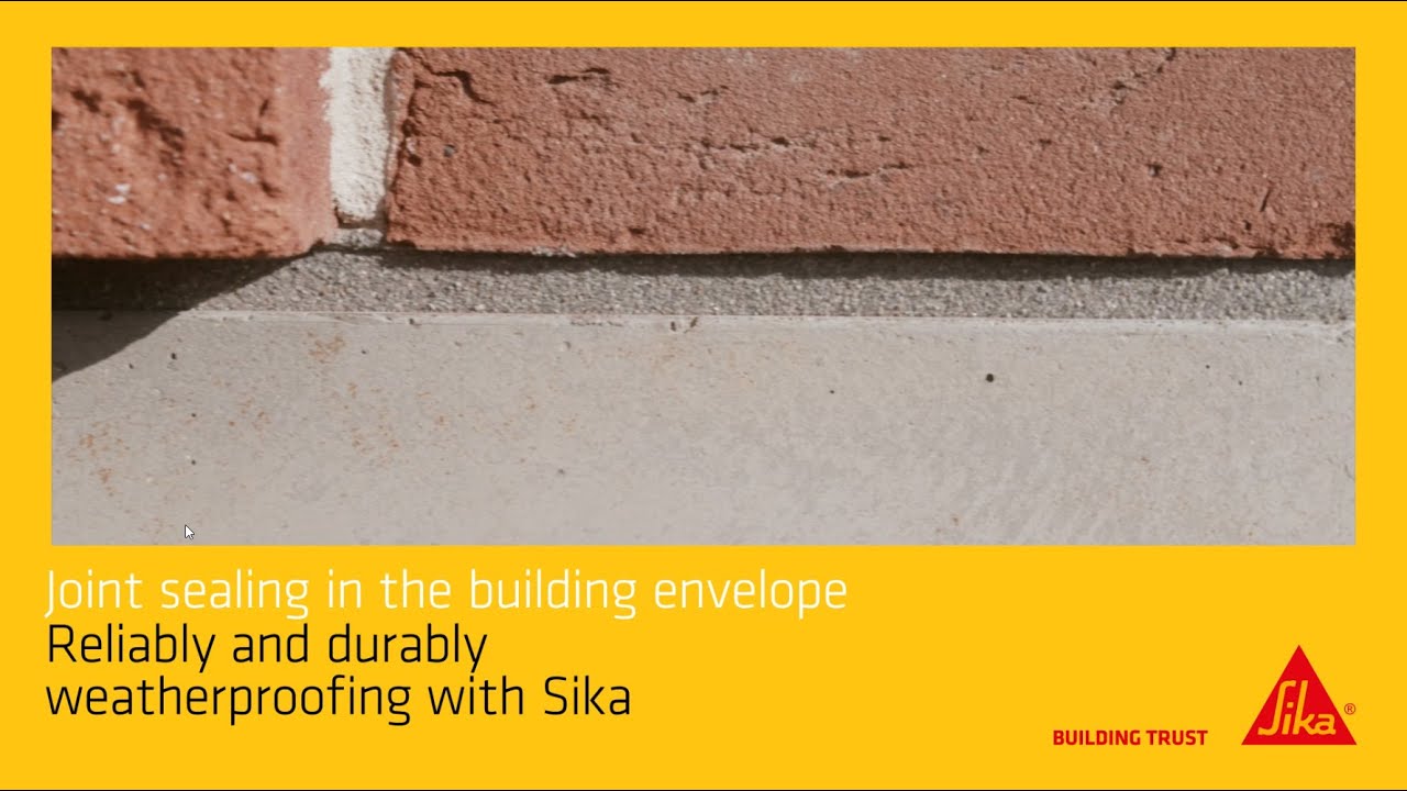 Joint sealing in the building envelope - YouTube