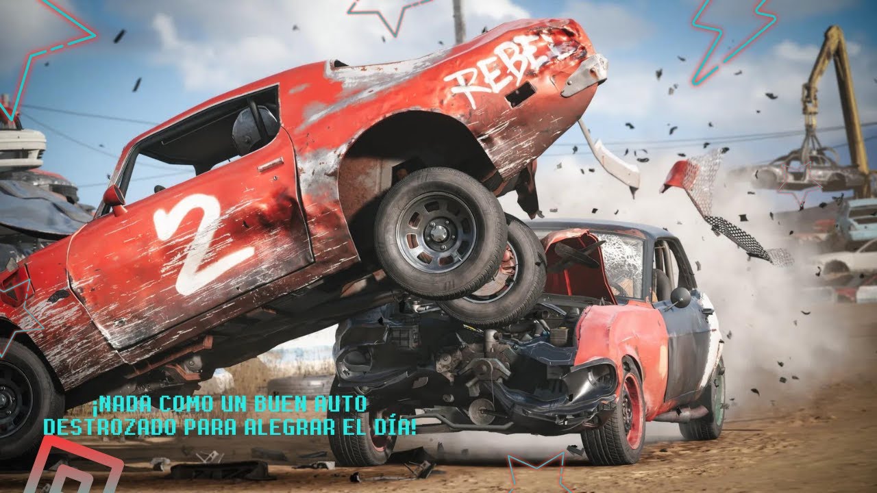 El juego de Destrozar coches para alegrar el día! (Wreckfest 2) ¡Que ...