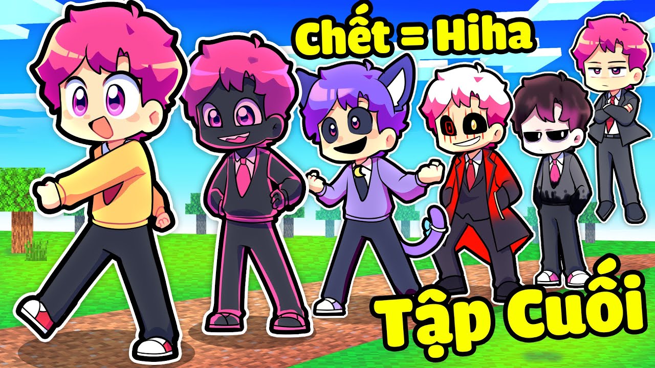 NẾU HIHA CÀNG CHẾT CÀNG TRỞ THÀNH HIHA AUT TRONG MINECRAFT*CHẾT = HIHA ...