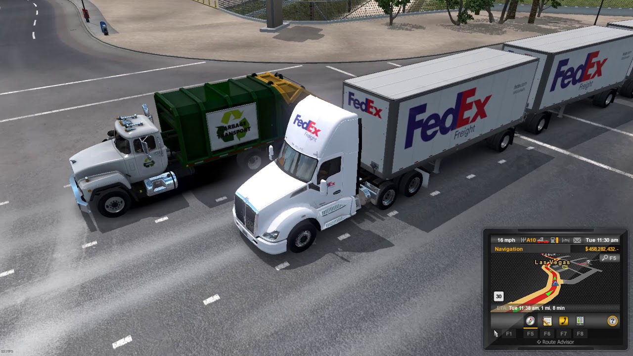 Time for FedEx Freight Triple Trouble Trailers (I'll Stop) - YouTube