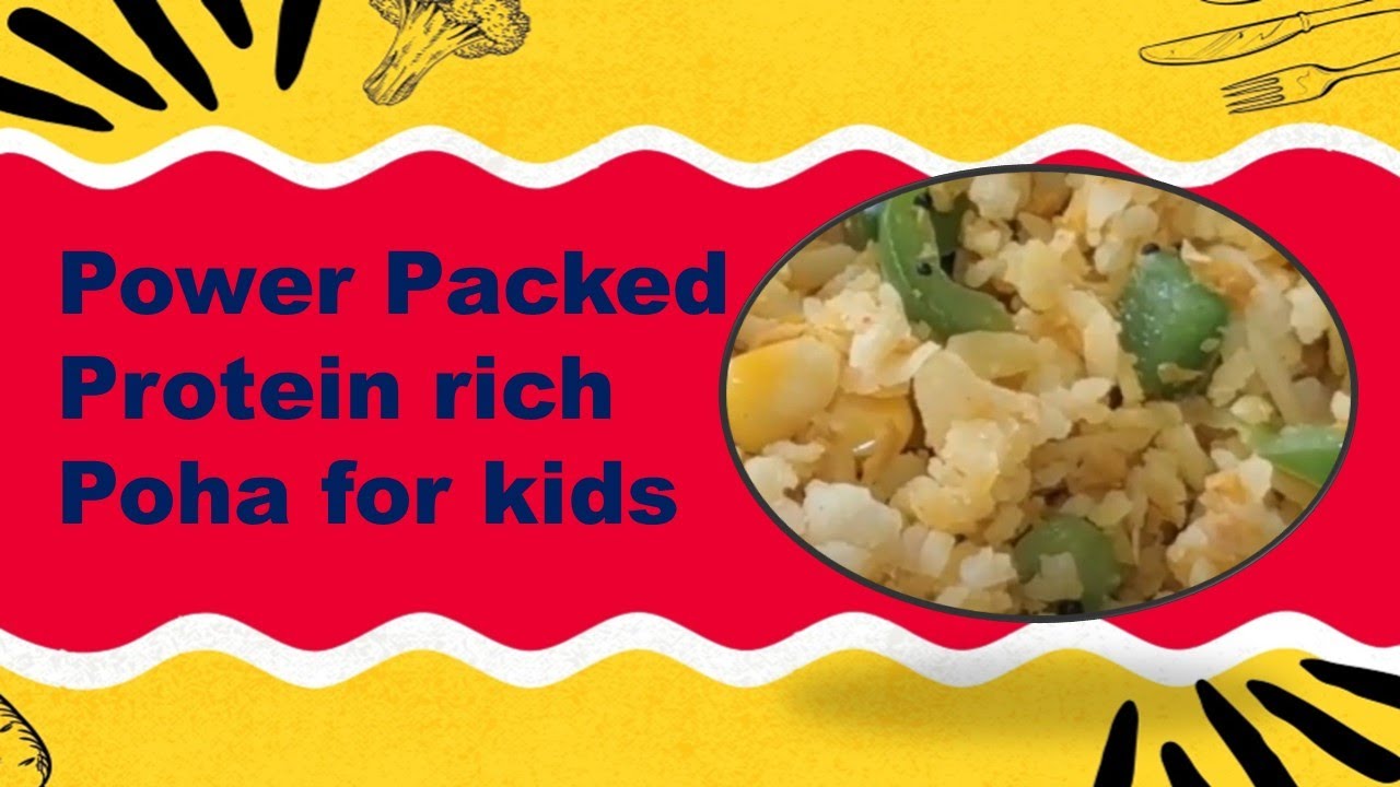Protein rich Poha for kids/ Tasty and nutritious recipe - YouTube