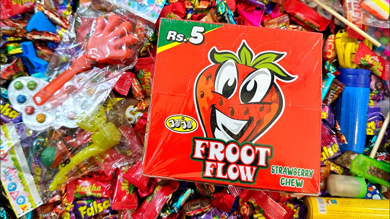 Satisfying Video | Yummy Rainbow FRUIT FLOW Candies and Lollipops ...