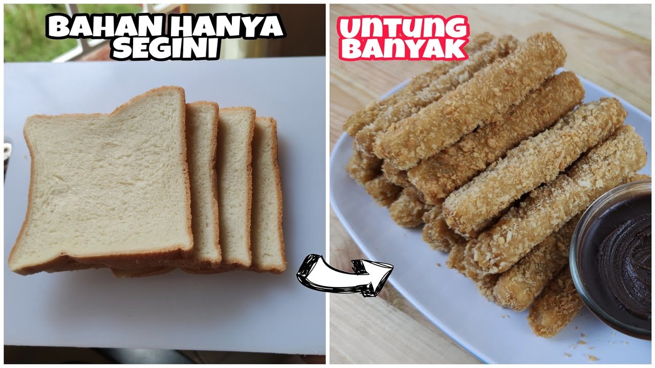 Yummy BANGET , JAJANAN ANAK SEKOLAH TERBARU | 4 LEMBAR ROTI TAWAR, JADI ...