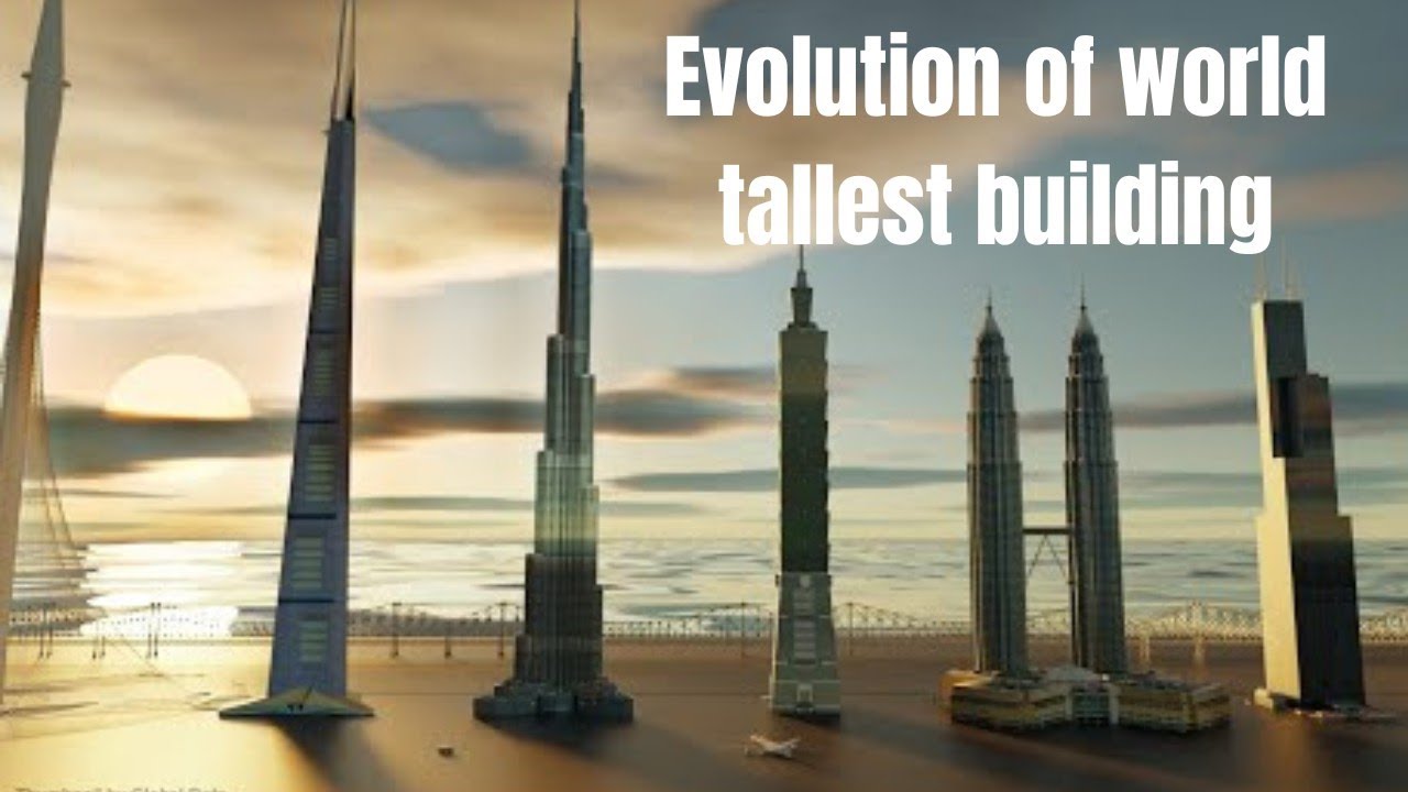 Evolution of the world's Tallest buildings: size comparison (1901-2023 ...