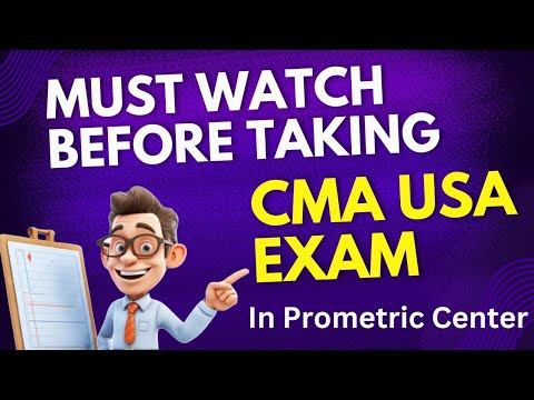 CMA USA EXAM TIPS | Do these Before going to Prometric Exam Centre ...