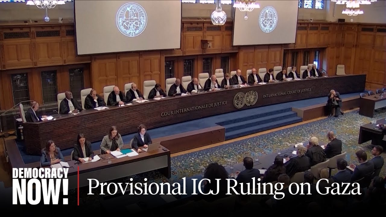 International Court of Justice Orders Israel to Prevent Genocide in ...