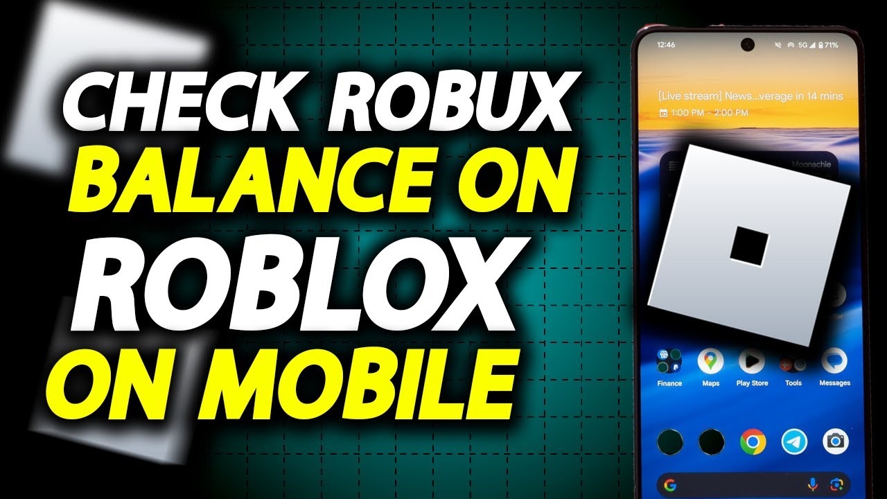 How To Check Robux Balance In Roblox On Mobile - How To Easily - YouTube