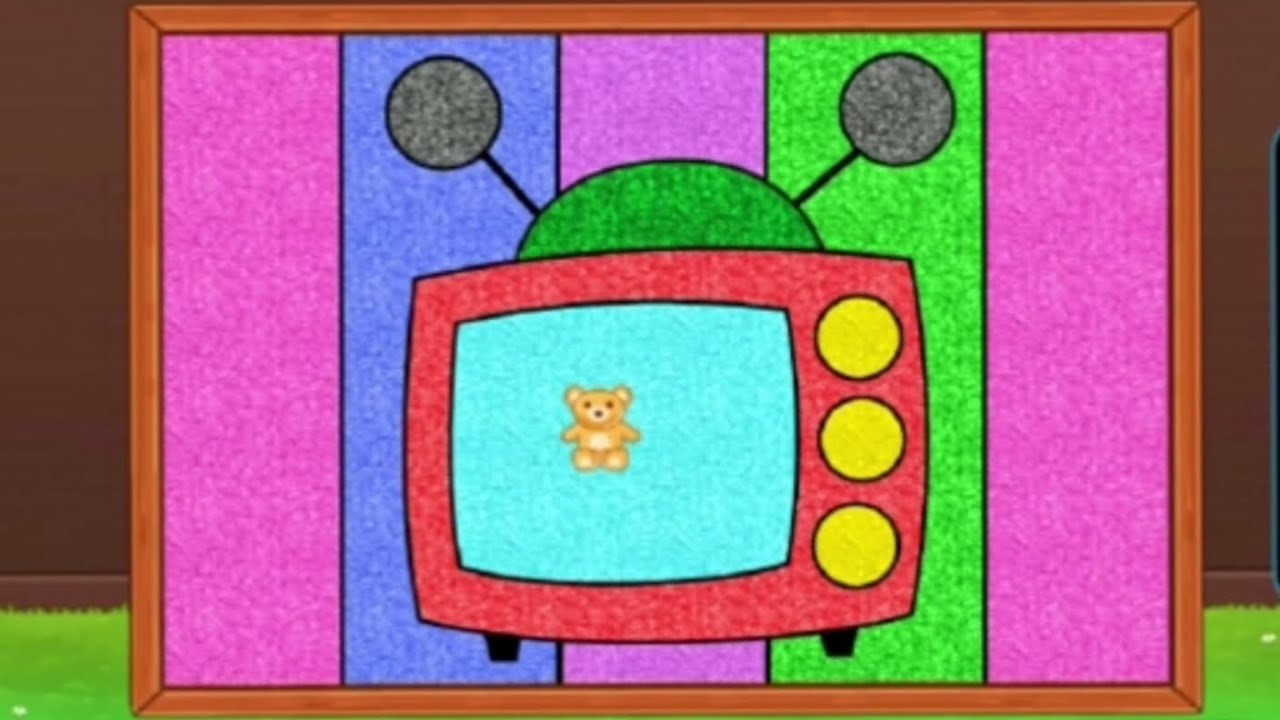 TV 📺 colouring for kids _kids games _kids fun games - YouTube