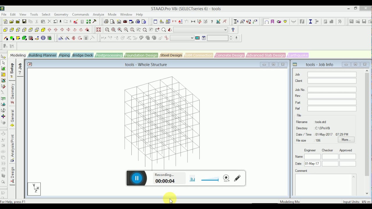STAAD PRO DISPLAY DIMENSIONS-How to display dimensions of beams ...