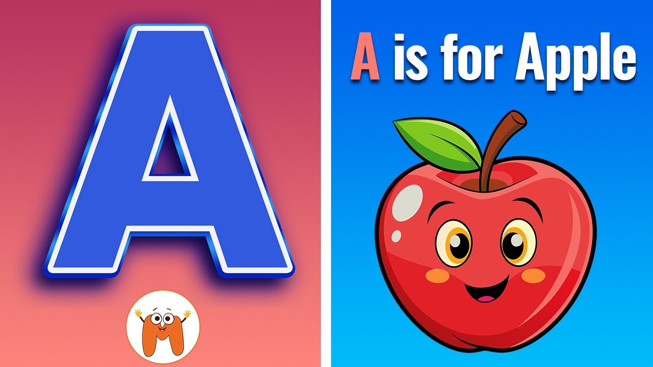 A For Apple B For Ball | A to Z Alphabet With Meanings | Abcd Song ...