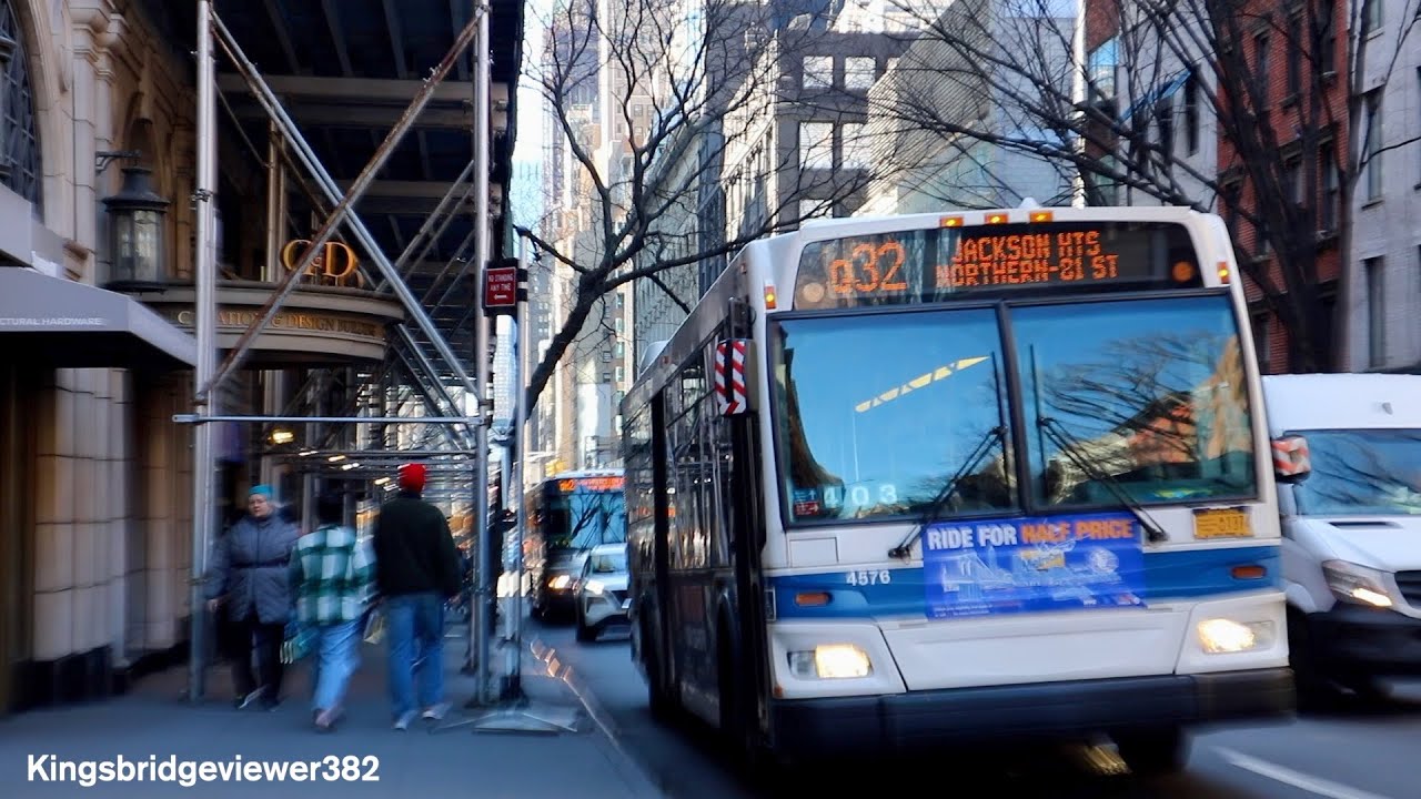 MTA New York City Bus: 2009 Orion VII NG Hybrid 4576 on the Q32 Bus ...