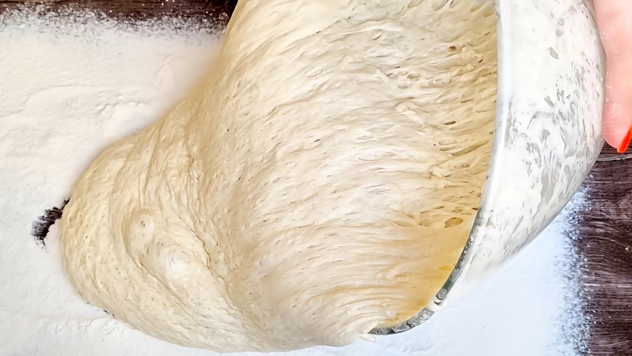 Liquid dough in 1 hour Italian bread No kneading, quick and easy ...