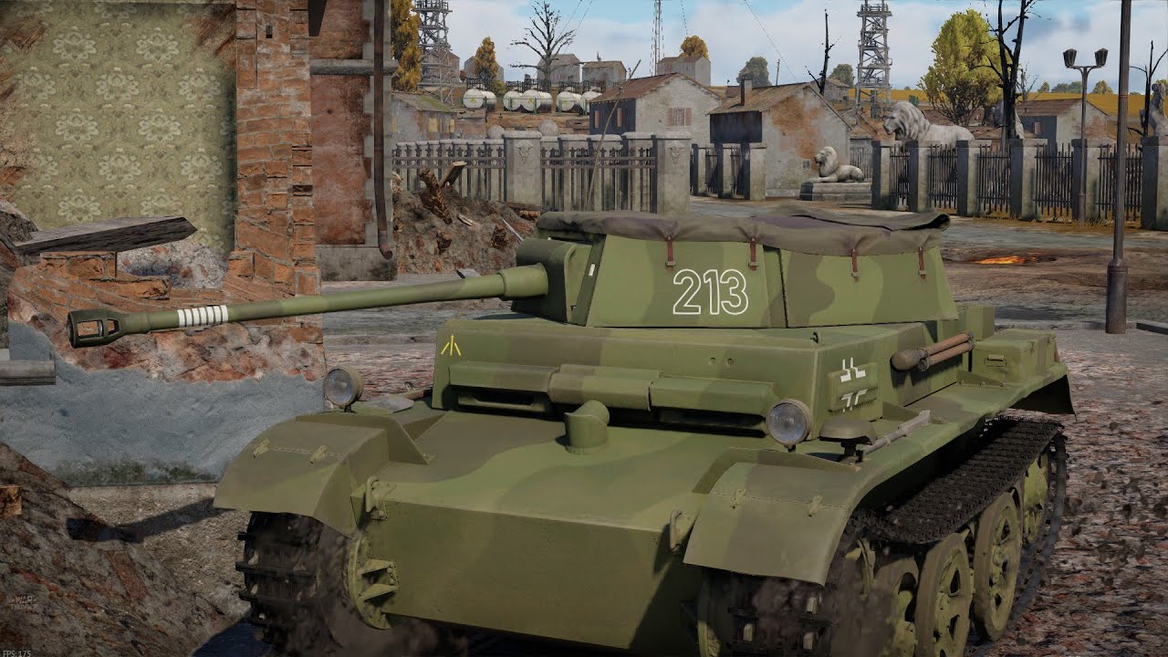 War Thunder Realistic Battle Panzer II H Mini Tiger - YouTube