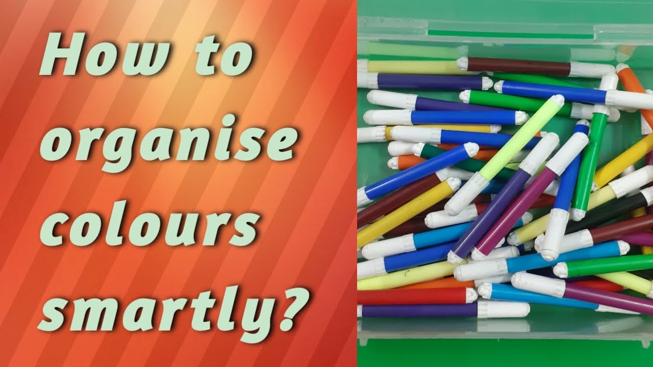 How to organise colours in a smart and easy way ? - YouTube