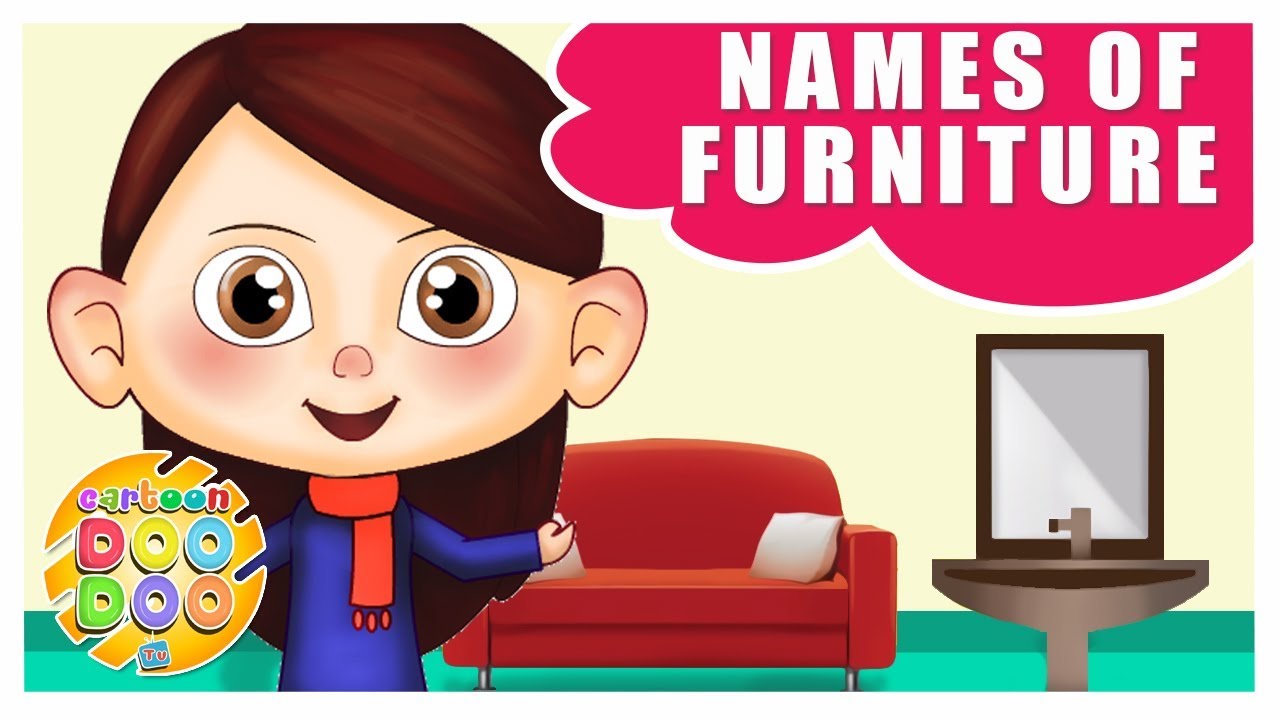 Learn Names of Furniture for Kids | Educational Videos for Children ...