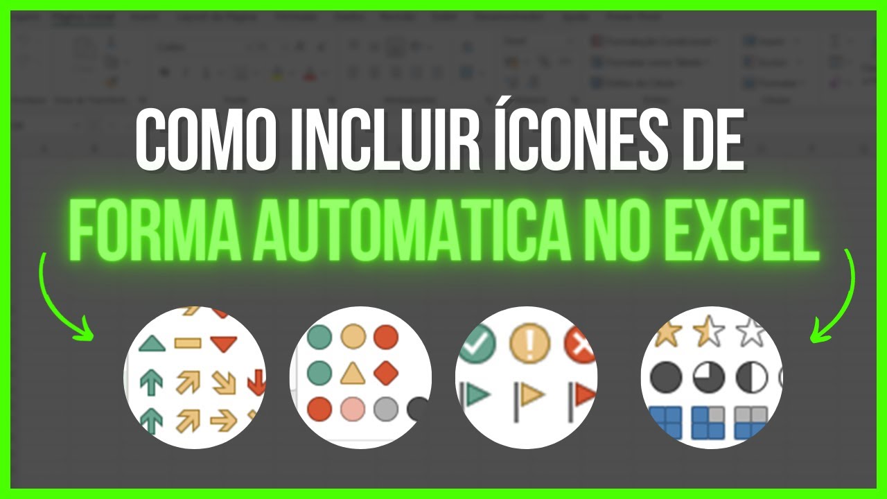 Como Incluir Ícones de Forma Automática no Excel | Formatação ...