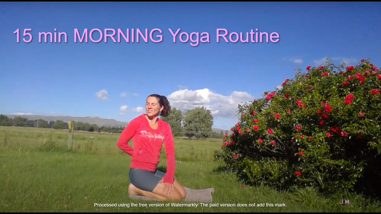 15 min Morning Yoga Routine - YouTube