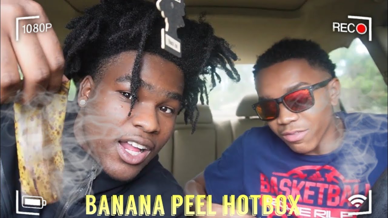 WE TRIED SMOKING OUT OF A BANANA PEEL AND THIS HOW IT WENT... - YouTube