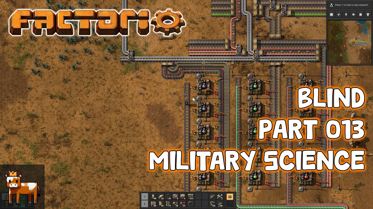 Idiot Plays Factorio - Part 013: Military Science - YouTube