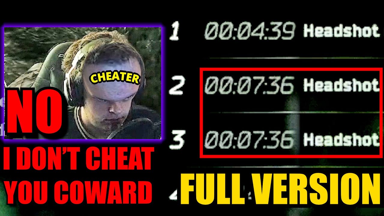 Cheater Streamer with The Wildest Shot Ever -How Closet Cheater Evolves ...