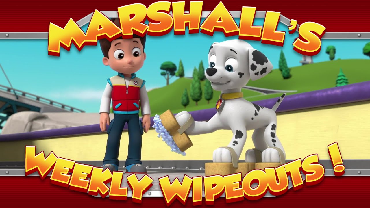 Marshall's Weekly Wipeouts! (Season 8 - Pups Save the Glasses) - YouTube