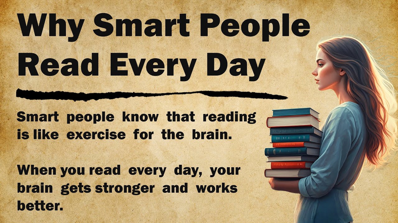 Why Smart People Read Every Day 📚|| Motivational English Listening ...