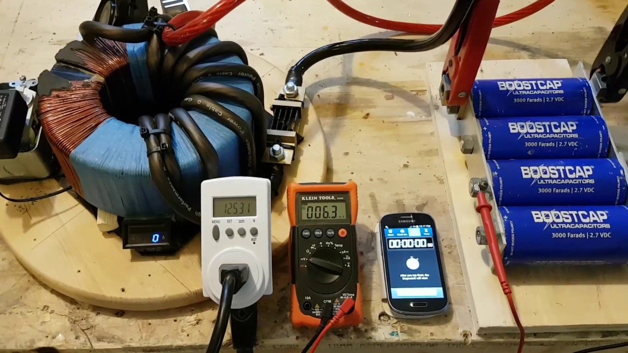 Super Caps Charging Part 2... - YouTube