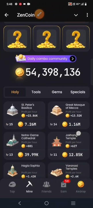 Zencoin Daily Combo 26 October | Zen coin Today Combo #zencoin #combo #airdrop #mining - YouTube