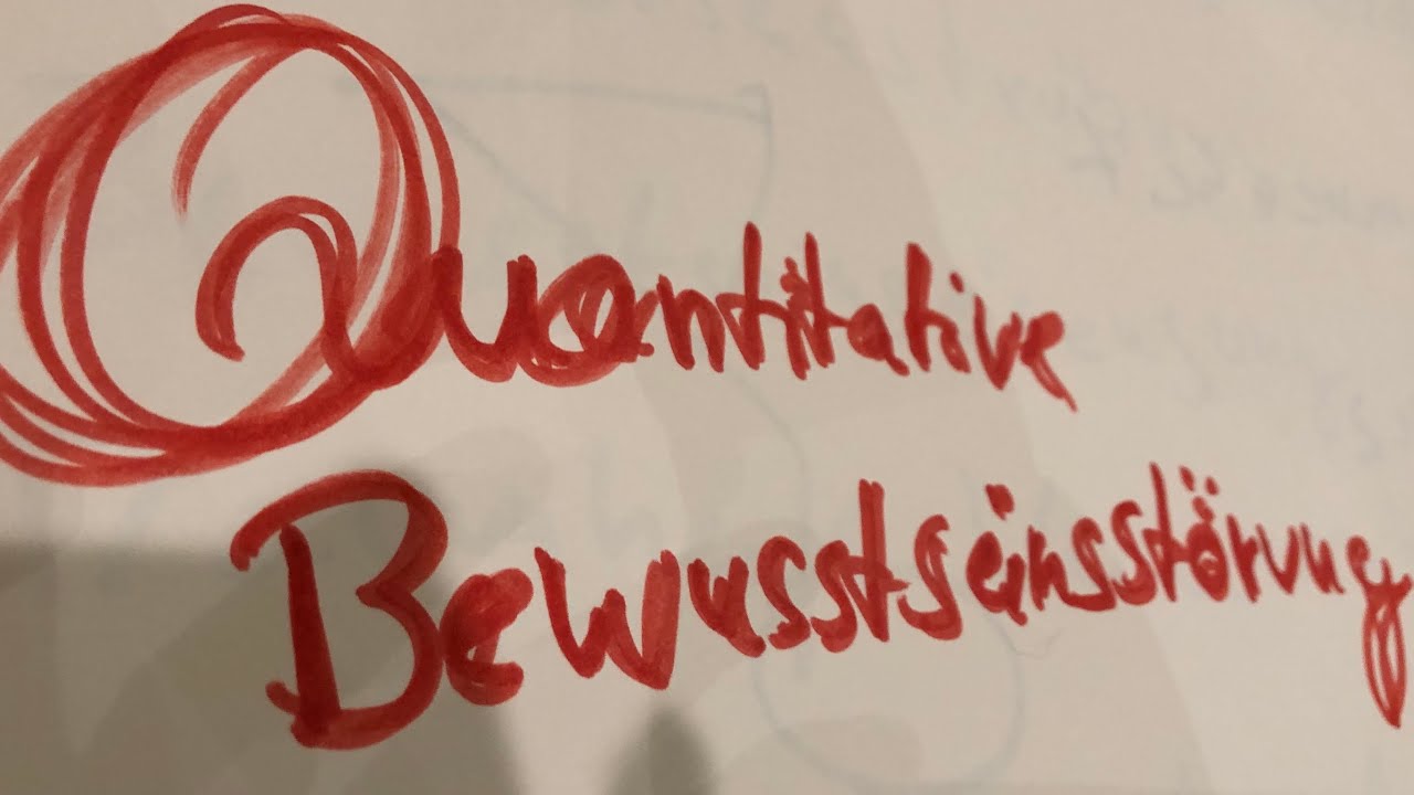 01 Quantitative Bewusstseinsstörung, allgemeine Psychopathologie HP ...