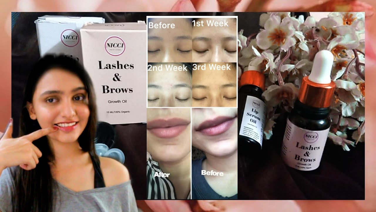 Nicci Skin Care | Lip Serum | Lashes & Brows Growth Oil | Combo ...