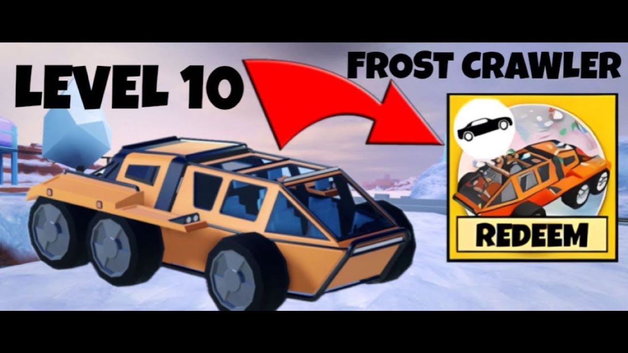 Roblox Jailbreak Unlocking The Season 19 Level 10 Frost Crawler - YouTube