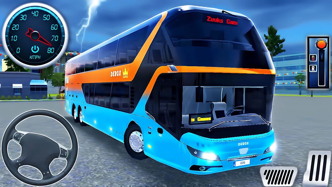 Modern Coach Bus Mercedes Driving in India - Bus Simulator 2023 ...
