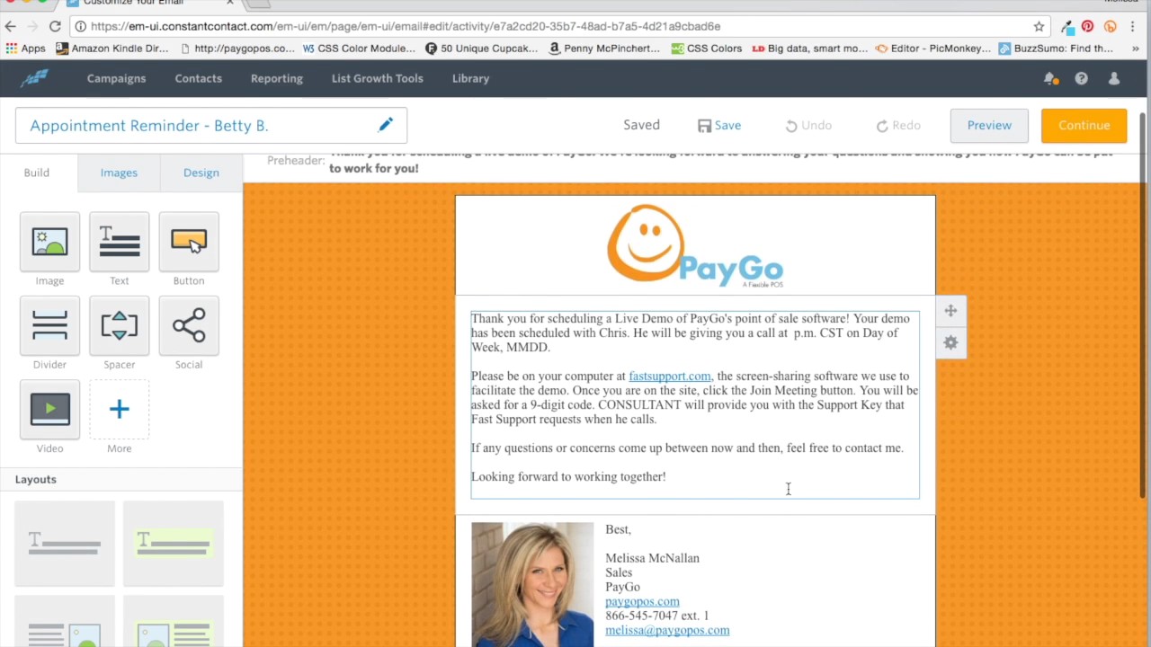 Stop Making Copies in Constant Contact! Create a Master Template ...