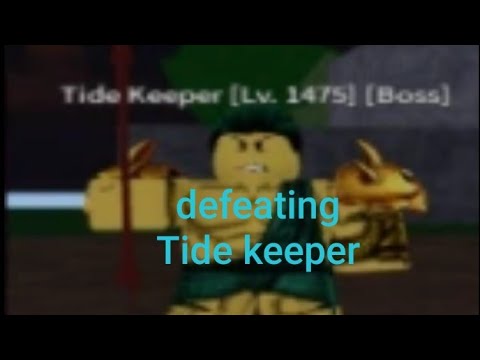 Defeating Tide keeper! (blox fruit) - YouTube