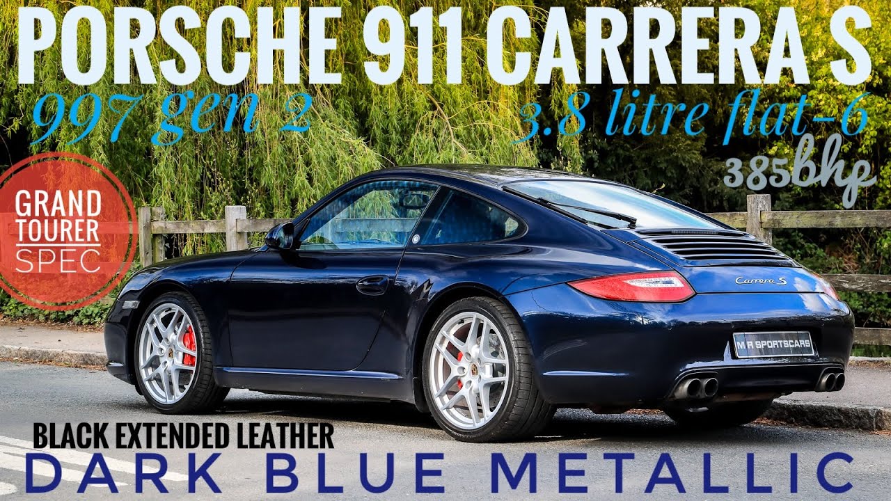 Porsche 911 Carrera S PDK Coupe 997 Gen 2 Dark Blue Metallic 2010 - YouTube