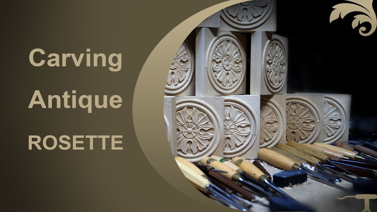 Carving Antique Style Rosette [ Video Workshop Introduction] - YouTube