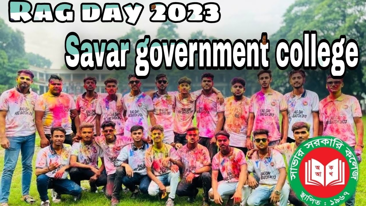 Rag day 2023 Savar government college - YouTube