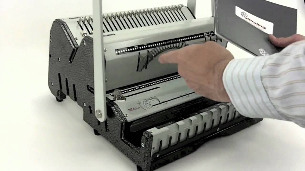 Akiles DuoMac 421 Binding Machine Review - AKDUOMAC421 - YouTube