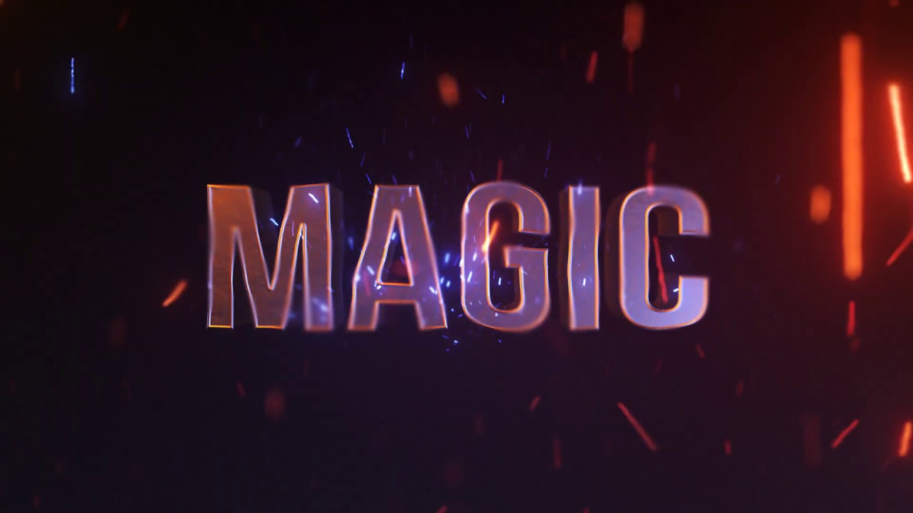CGI Magic Title intro VFX test - YouTube