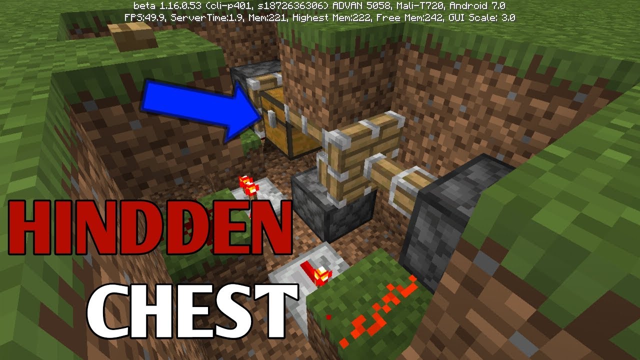 How To Make A Hidden Chest In Minecraft Redstone at Ada Michalski blog