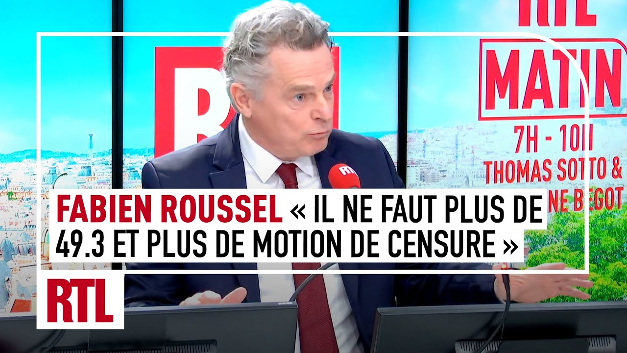 Fabien Roussel : "Il ne faut plus de 49.3 et plus de motion de censure ...