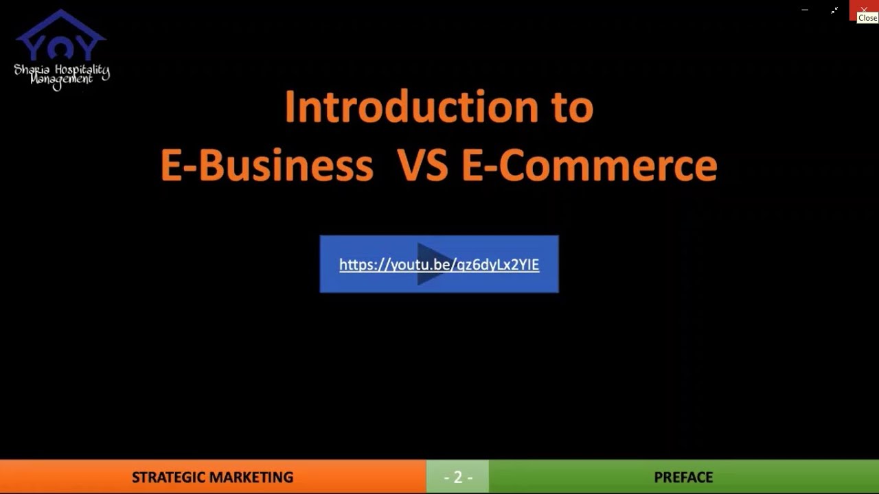e-business VS e-commerce - YouTube