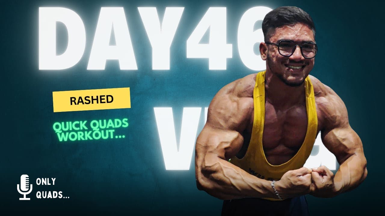Day 46 out of 365 - RAW.REAL.CONSISTENT. Only Quads Day. 3 Variations ...